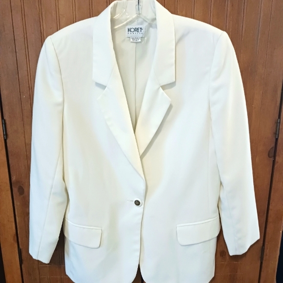 Koret | Jackets & Coats | Koret Cream Colored Classic Jacketblazer With ...